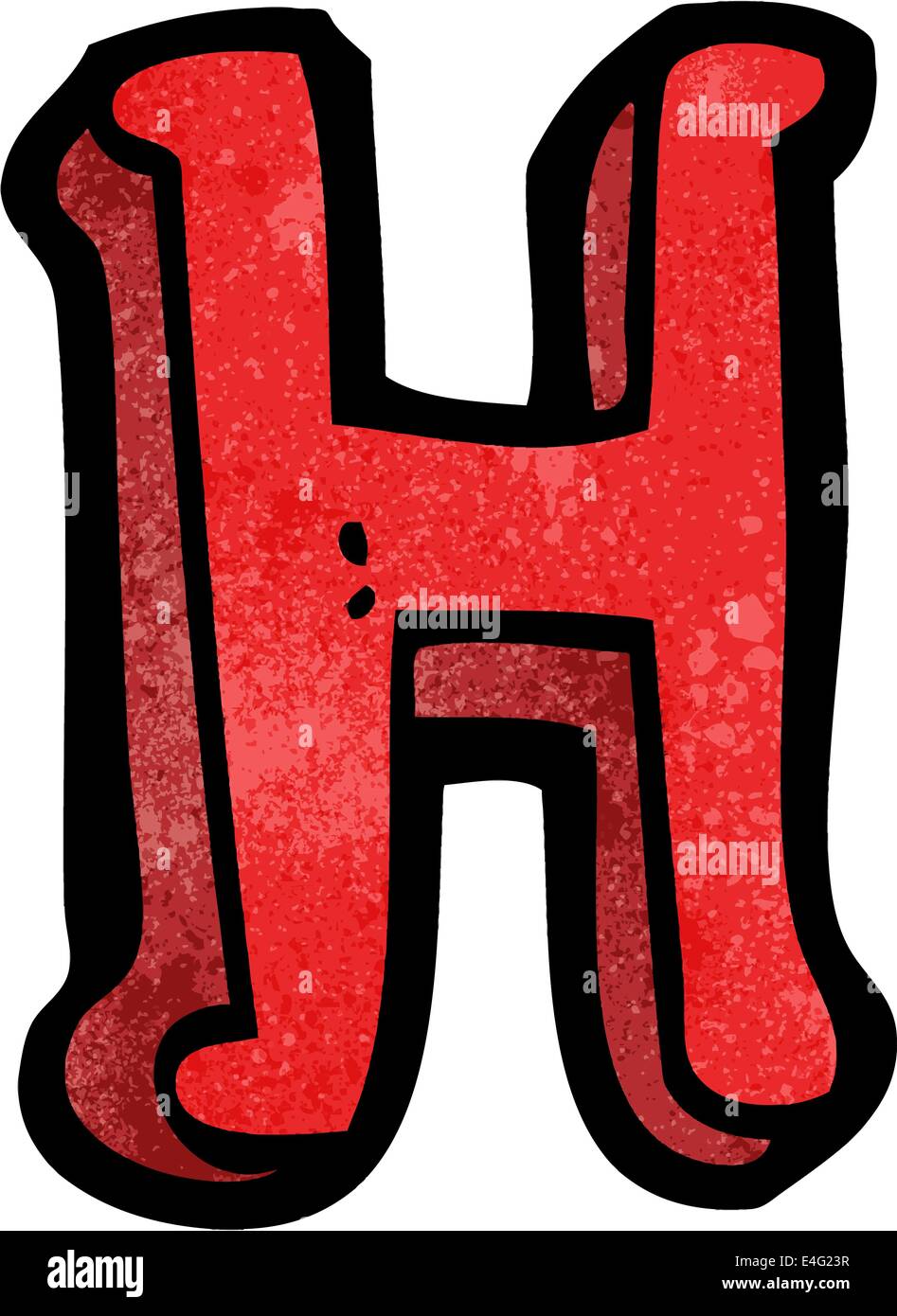 cartoon letter H Stock Vector Image & Art - Alamy