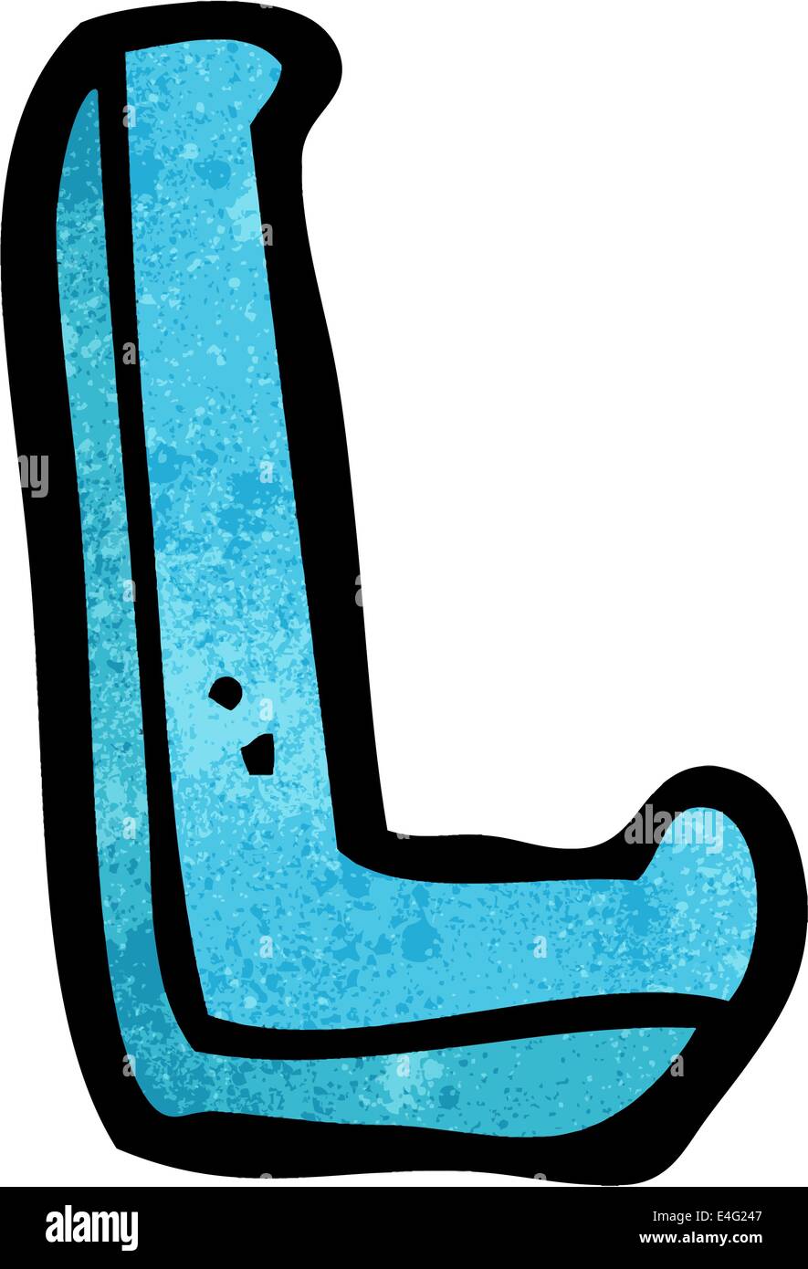 cartoon letter L Stock Vector Image & Art - Alamy