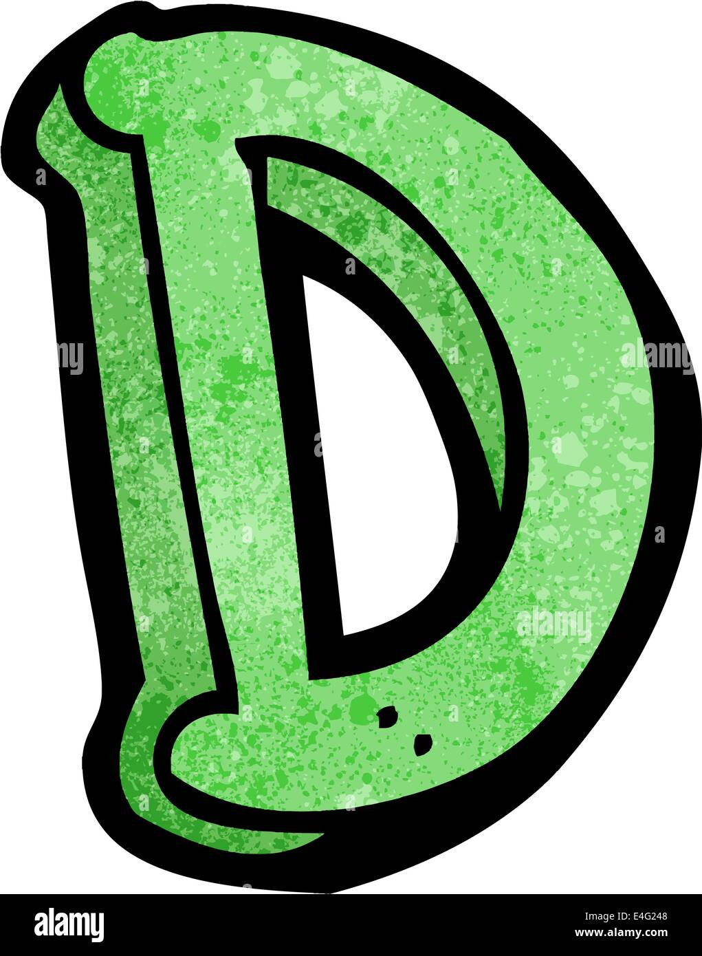 cartoon letter D Stock Vector Image & Art - Alamy