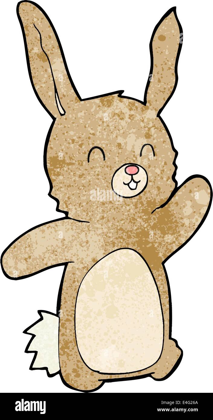 cartoon happy rabbit Stock Vector Image & Art - Alamy