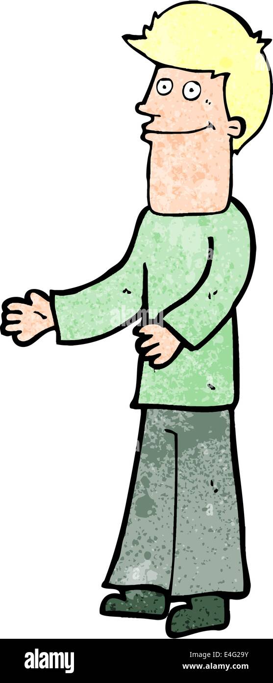 cartoon man shrugging shoulders Stock Vector Image & Art - Alamy