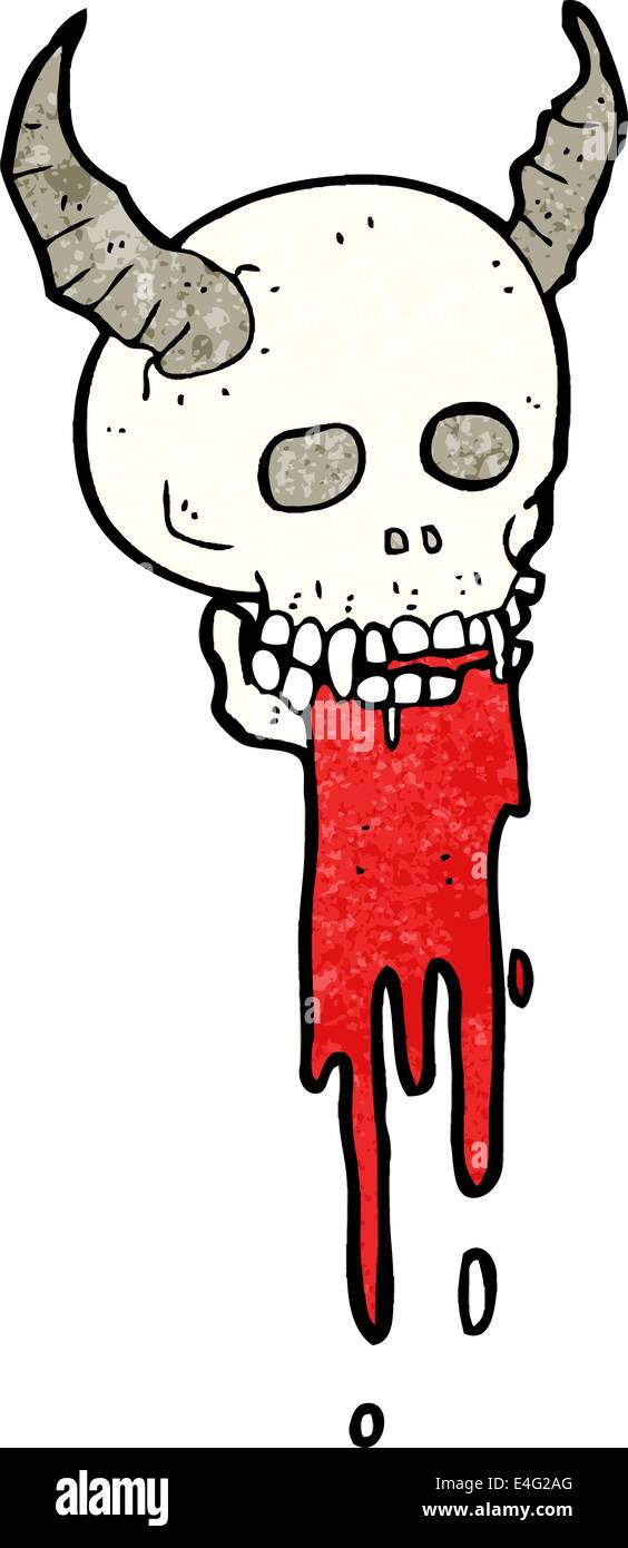 cartoon spooky halloween skull Stock Vector Image & Art - Alamy