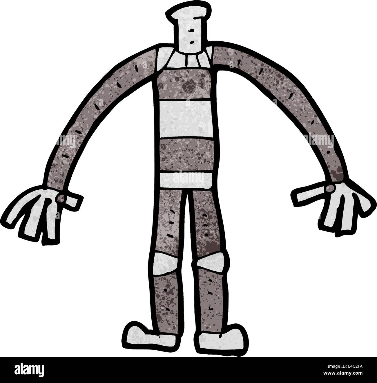 cartoon robot body (mix and match cartoons or add own photo head Stock ...