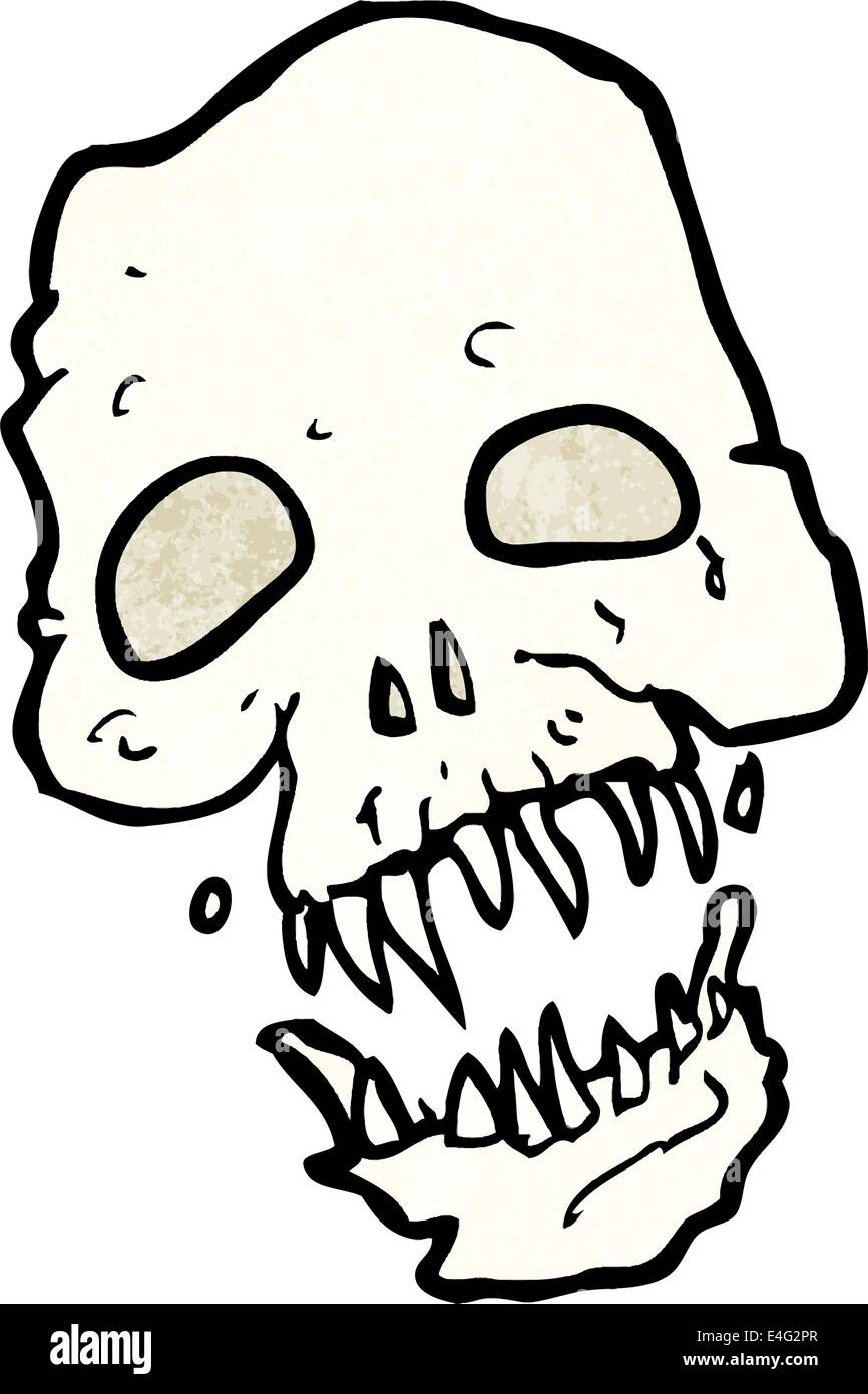 cartoon scary skull Stock Vector Image & Art - Alamy