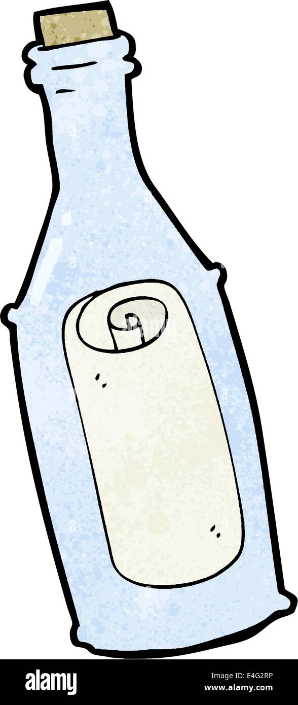 cartoon message in bottle Stock Vector Image & Art - Alamy