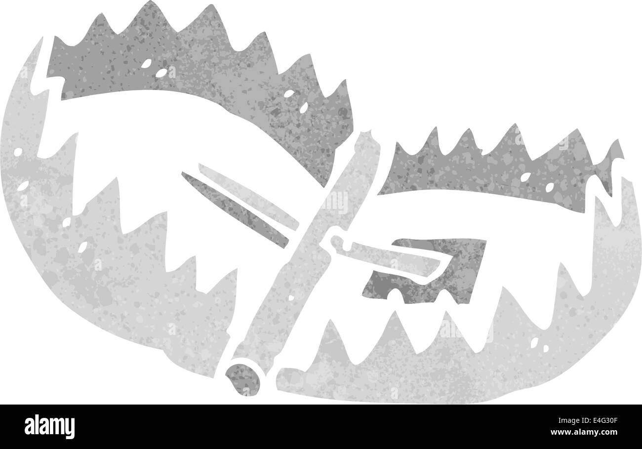 cartoon bear trap Stock Vector Image & Art - Alamy