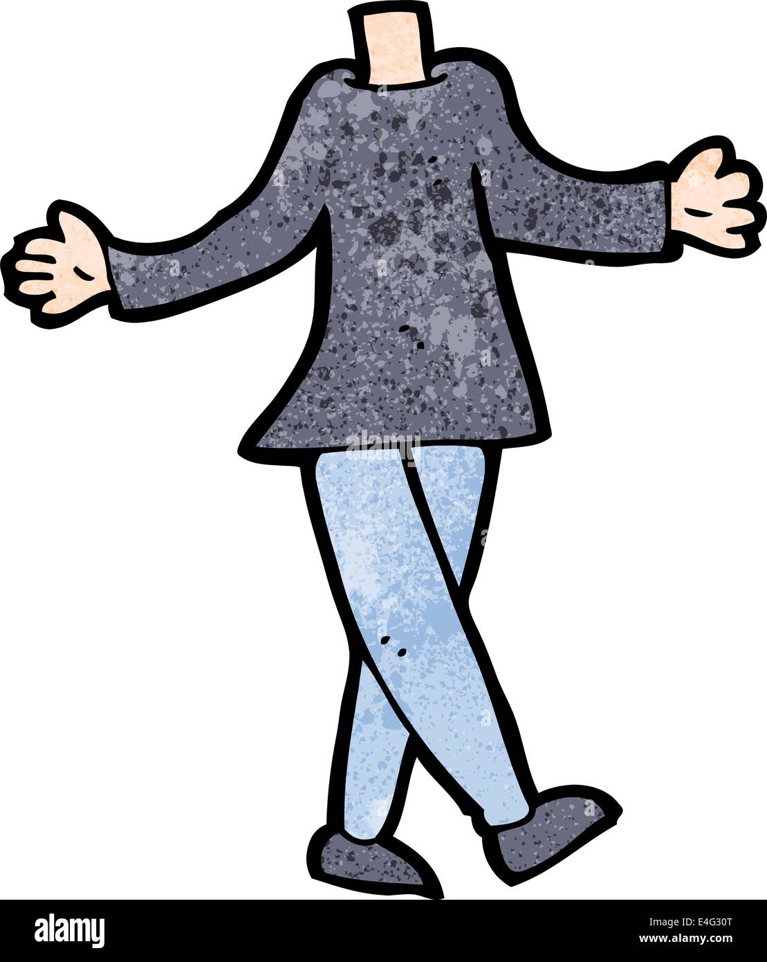 cartoon female body (add photos or mix and match cartoons Stock Vector ...