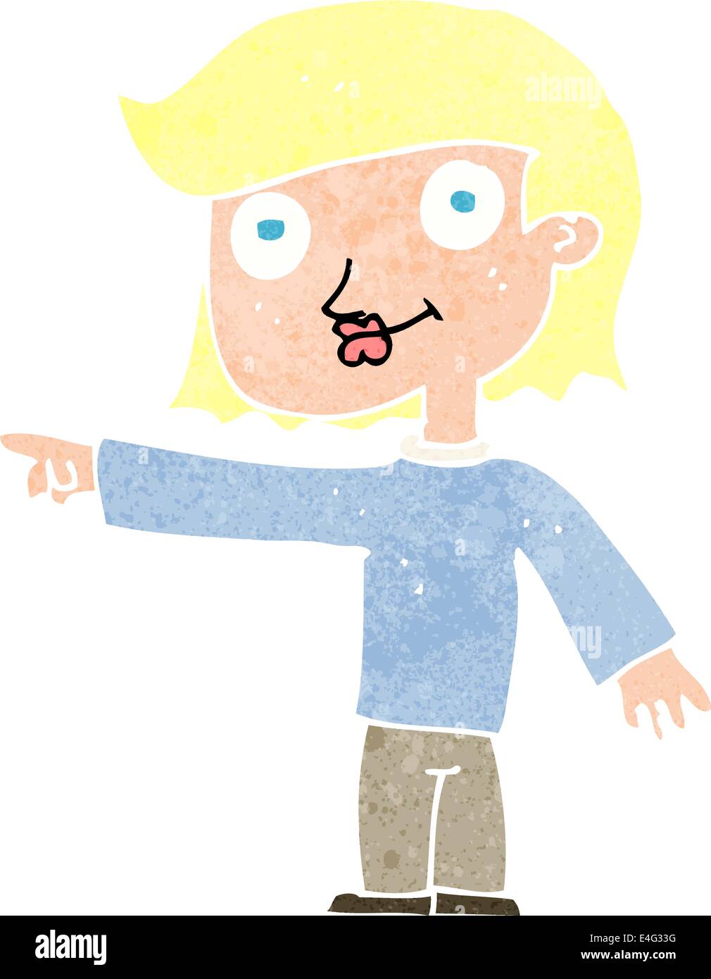 cartoon pointing person Stock Vector Image & Art - Alamy