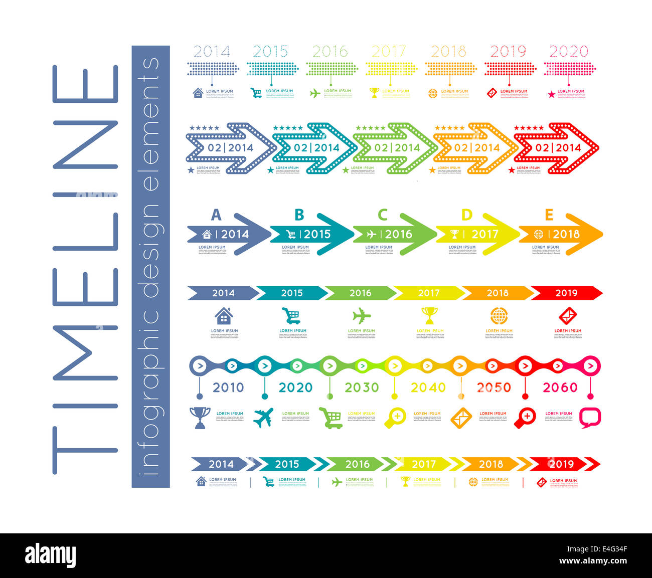 Timelines hi-res stock photography and images - Alamy