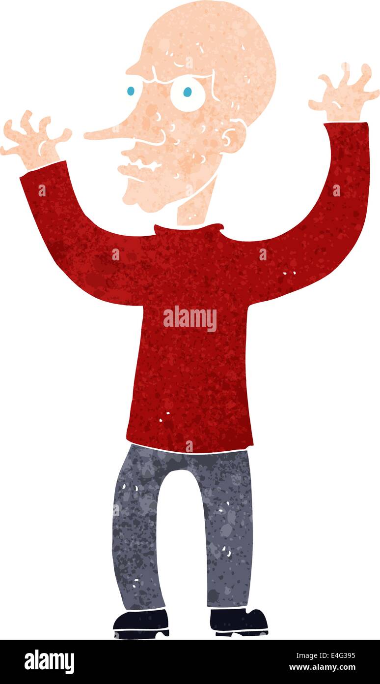 cartoon mean man Stock Vector Image & Art - Alamy