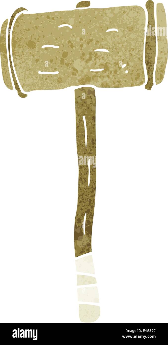 cartoon wooden hammer Stock Vector Image & Art - Alamy
