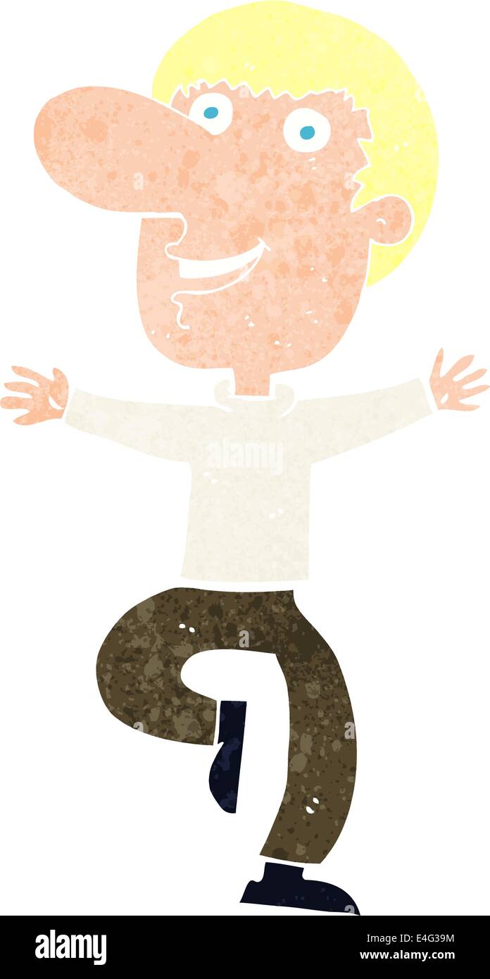 cartoon happy man Stock Vector Image & Art - Alamy