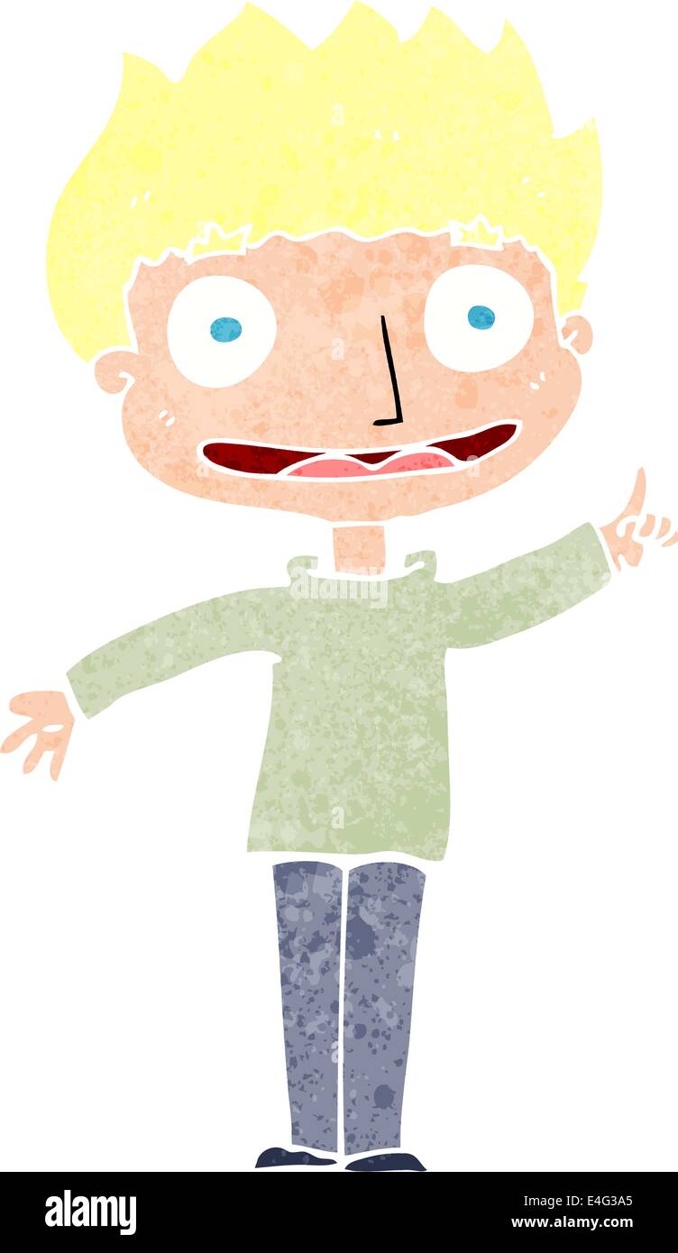 cartoon happy boy Stock Vector Image & Art - Alamy