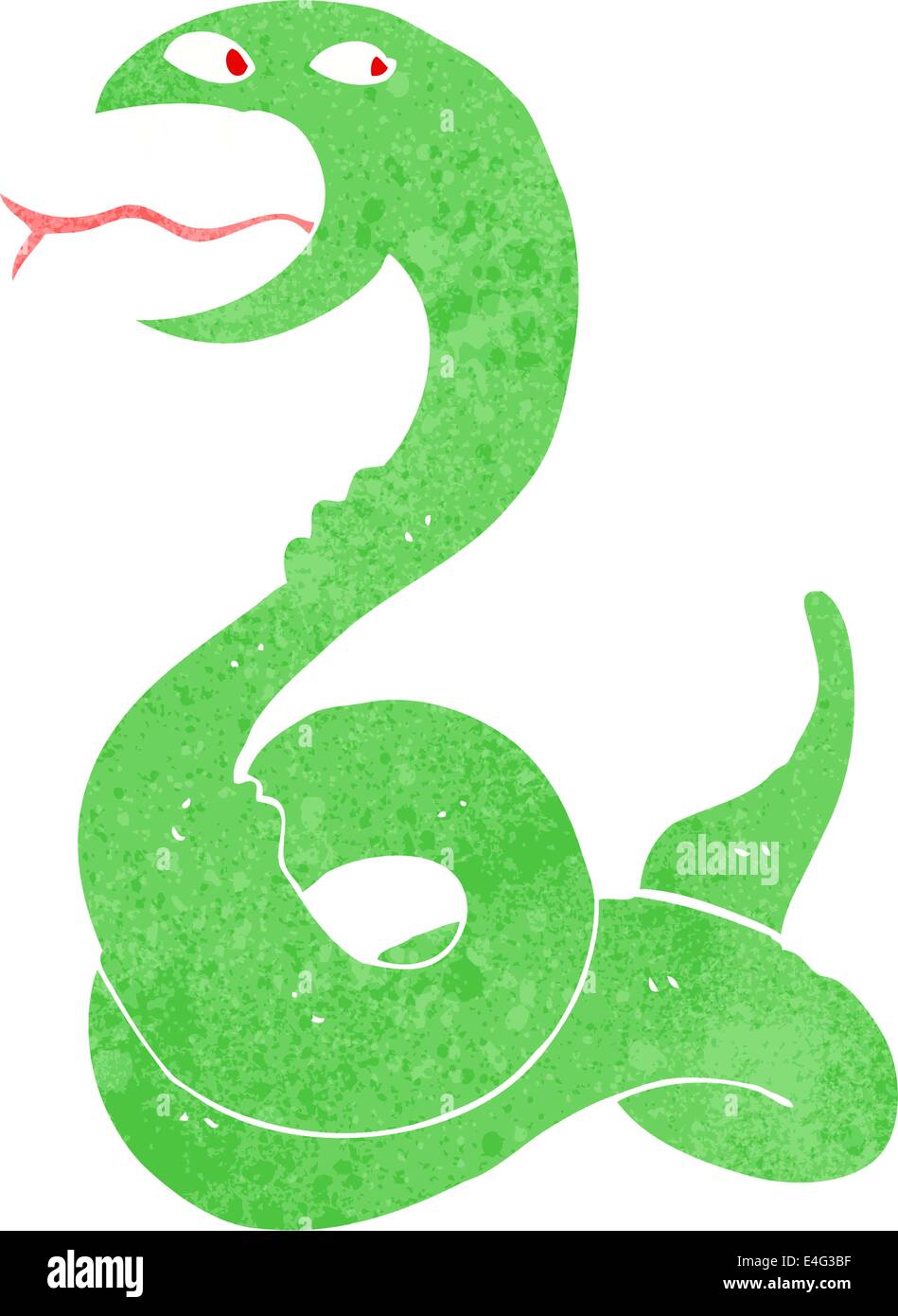 cartoon hissing snake Stock Vector Image & Art - Alamy