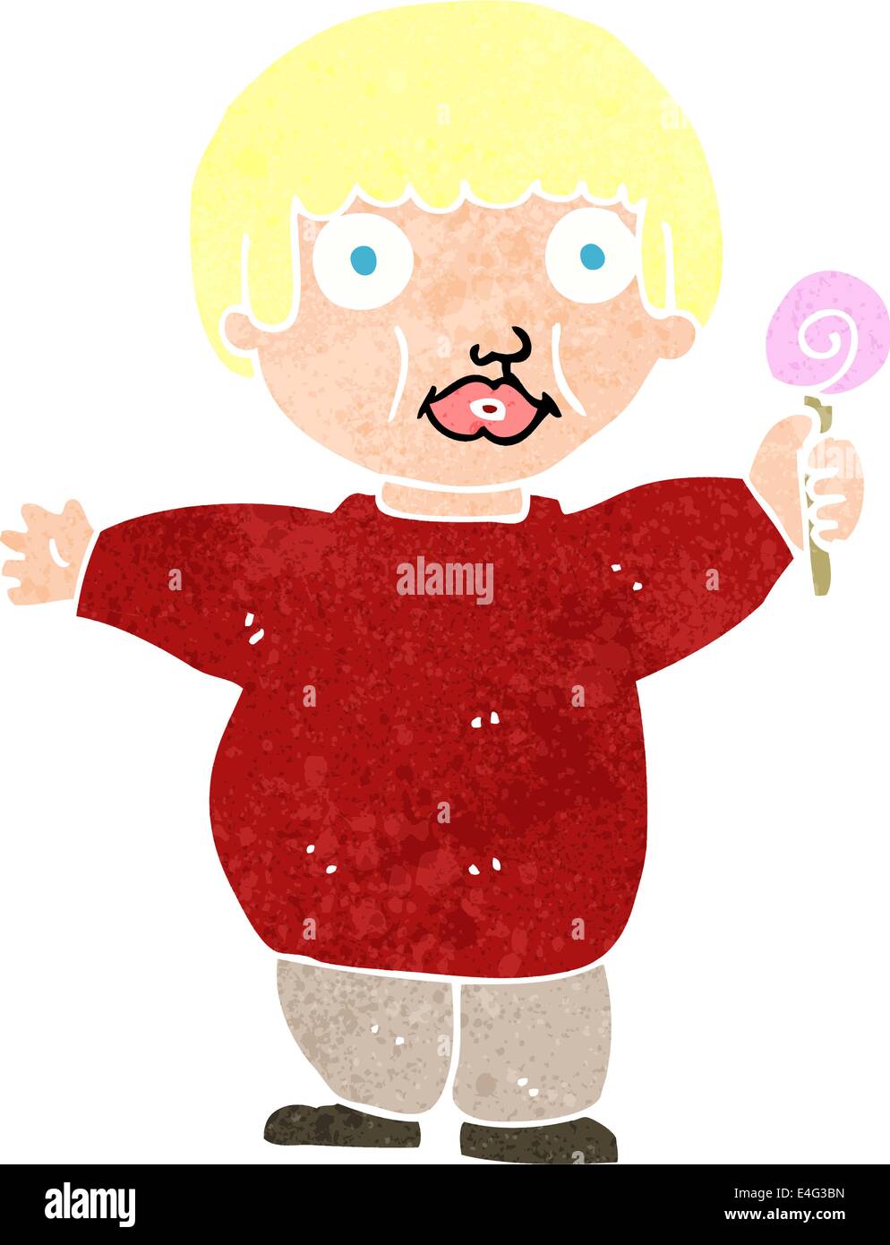 cartoon fat child Stock Vector Image & Art - Alamy