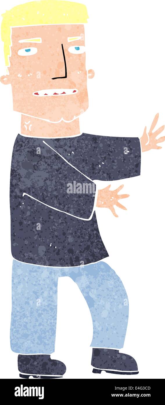 cartoon man gesturing Stock Vector Image & Art - Alamy