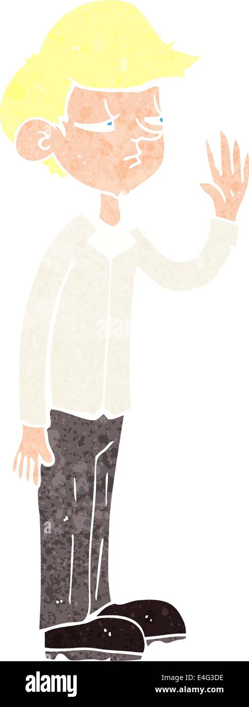 cartoon arrogant boy Stock Vector Image & Art - Alamy