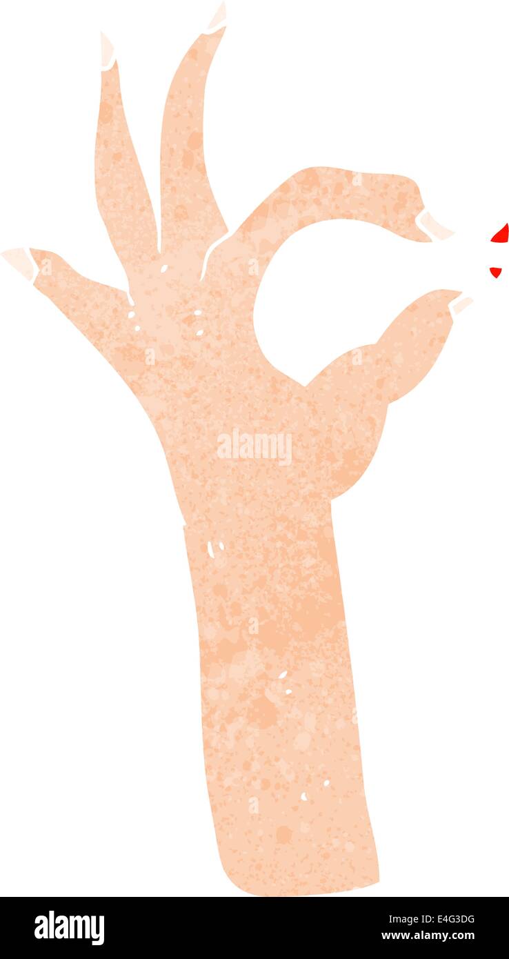 cartoon most excellent hand gesture Stock Vector Image & Art - Alamy