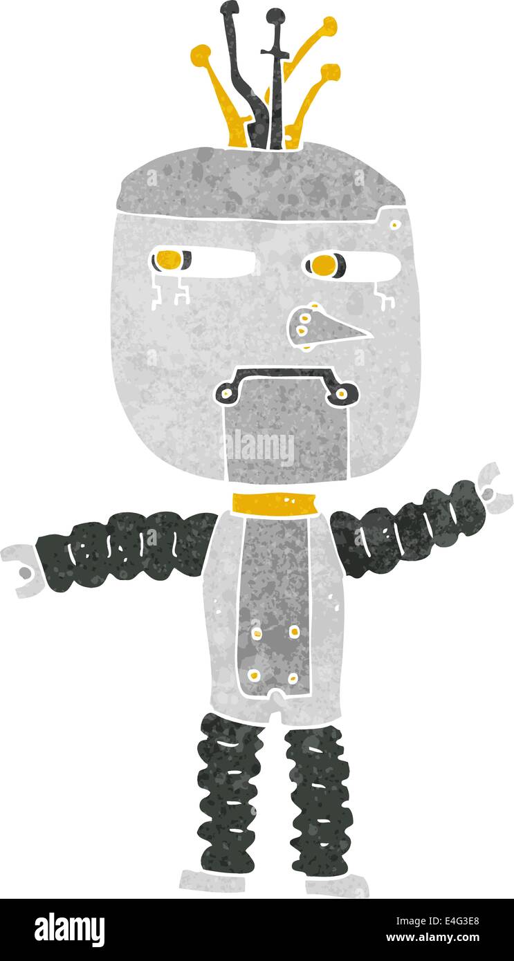 cartoon waving robot Stock Vector Image & Art - Alamy