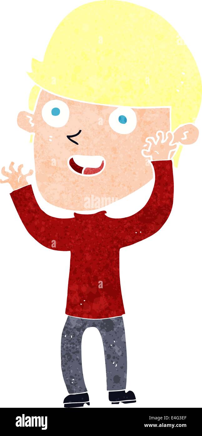 cartoon happy man Stock Vector Image & Art - Alamy