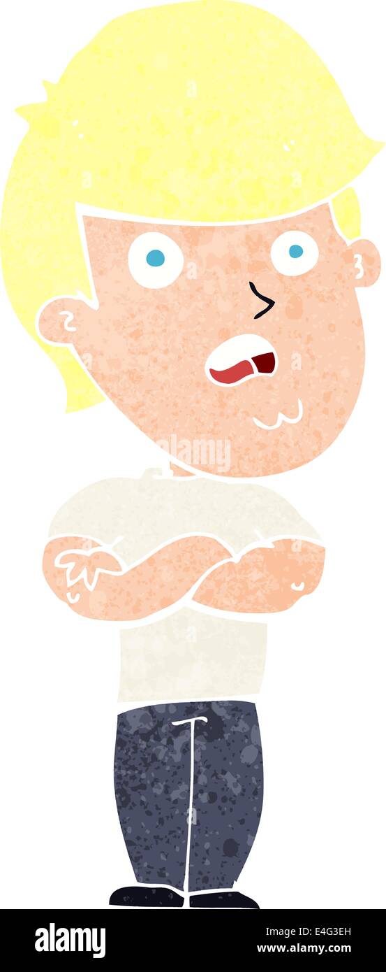 cartoon disappointed man Stock Vector Image & Art - Alamy