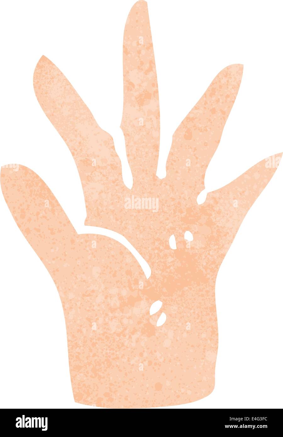 cartoon hand symbol Stock Vector Image & Art - Alamy