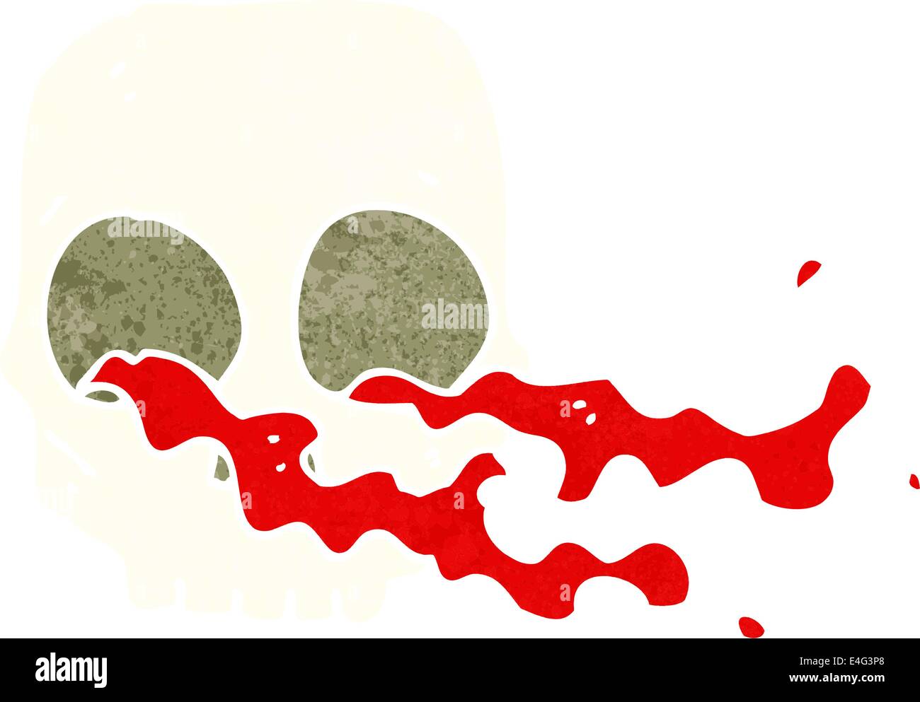 cartoon gross skull Stock Vector Image & Art - Alamy