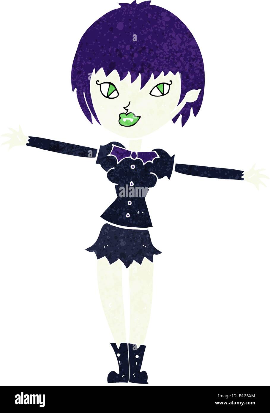 cartoon vampire girl Stock Vector Image & Art - Alamy