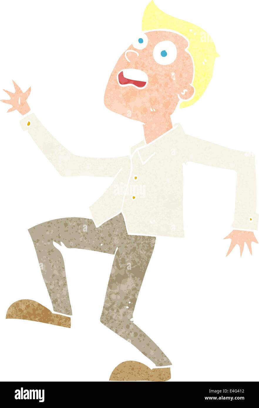 cartoon man panicking Stock Vector Image & Art - Alamy