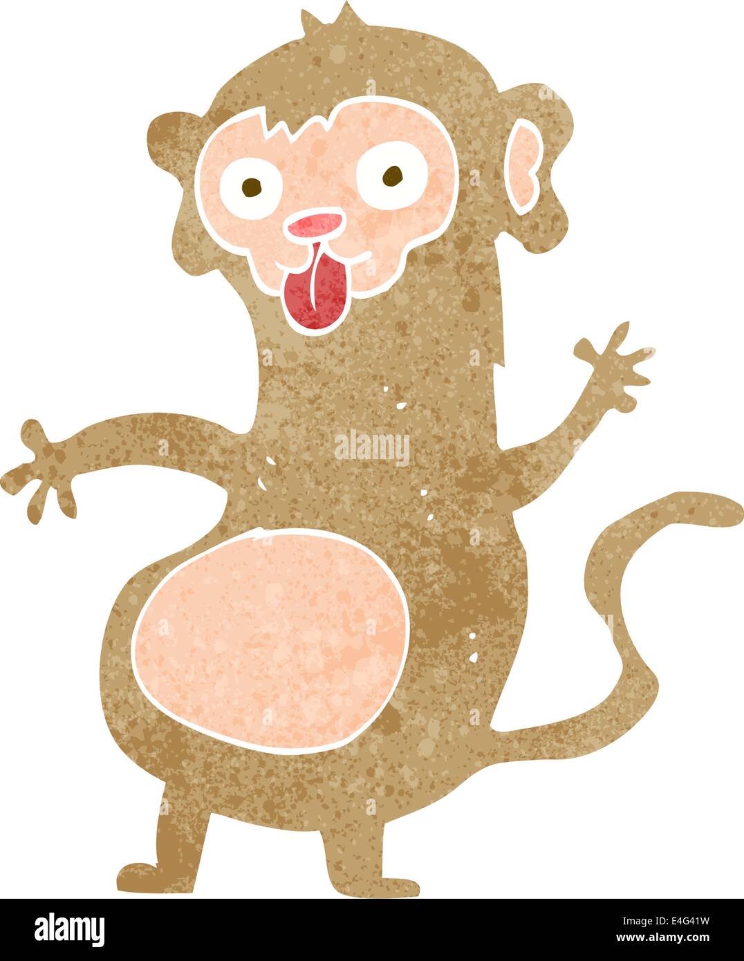 funny cartoon monkey Stock Vector Image & Art - Alamy