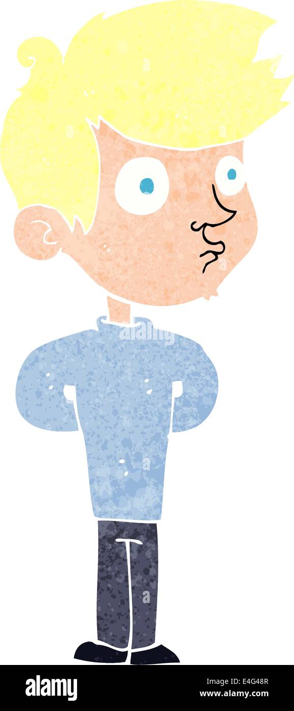 cartoon boy staring Stock Vector Image & Art - Alamy