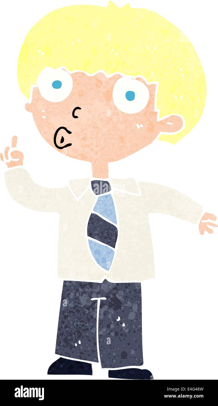 cartoon school boy with question Stock Vector Image & Art - Alamy