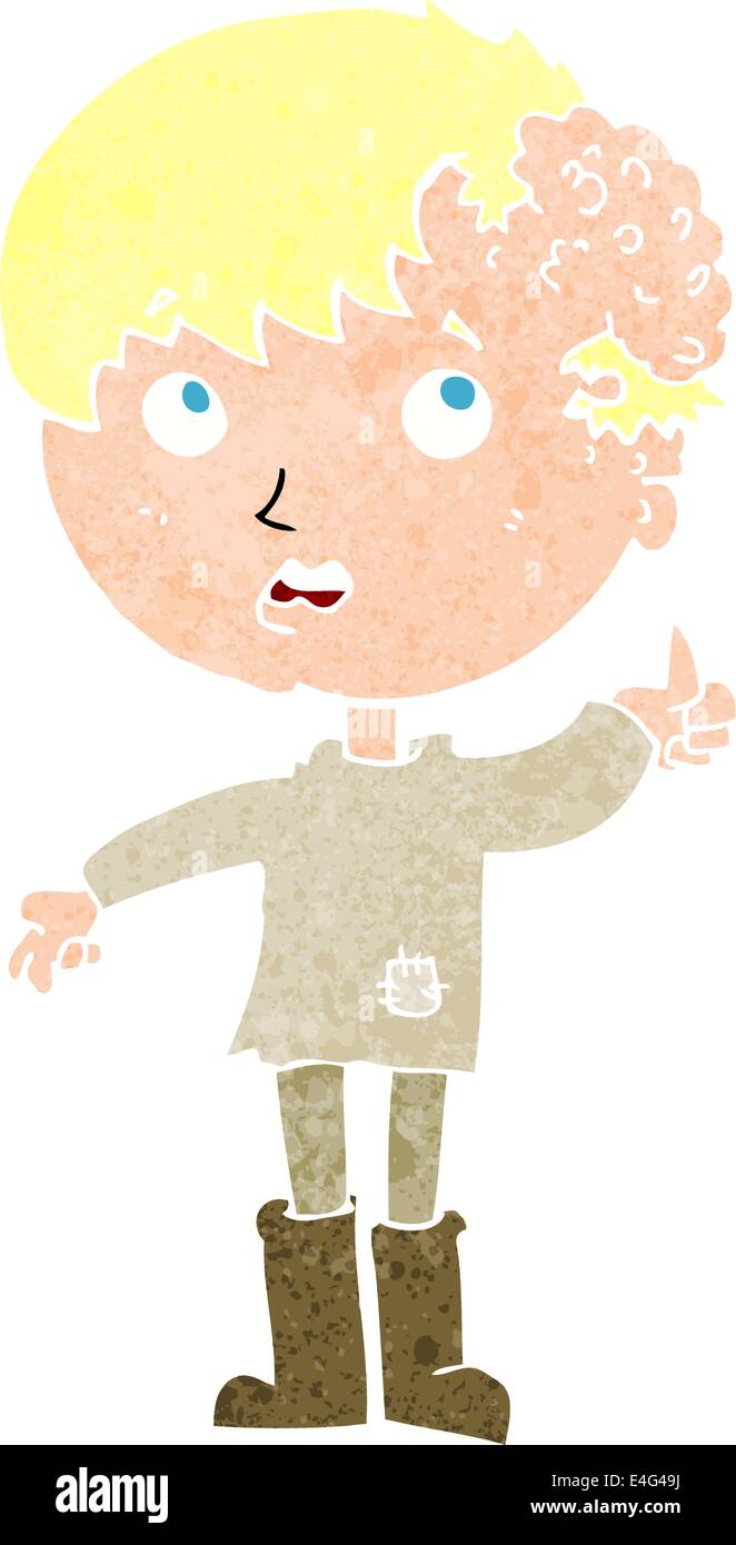 cartoon boy with growth on head Stock Vector Image & Art - Alamy