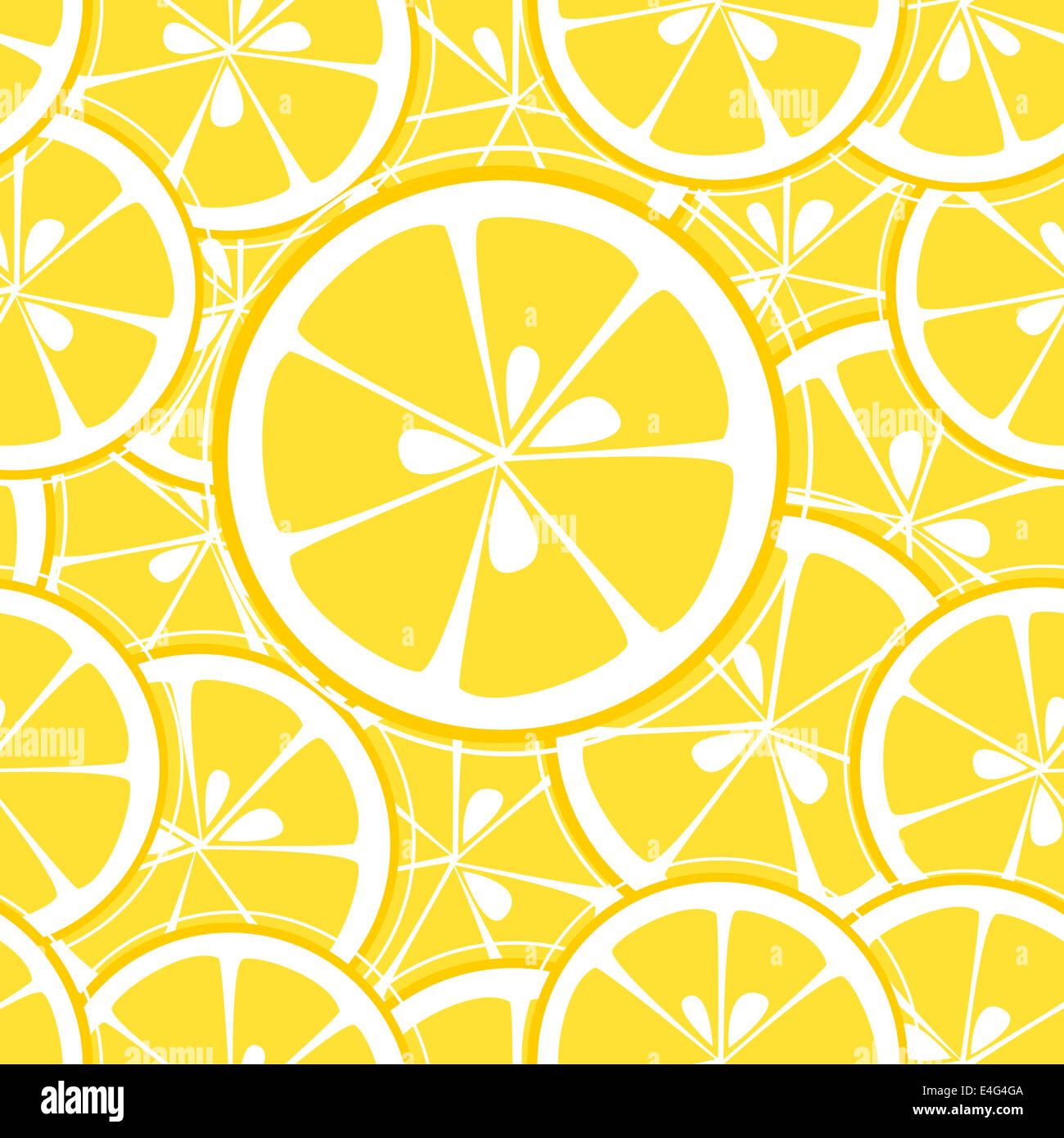 Lemon slices seamless background Stock Photo - Alamy