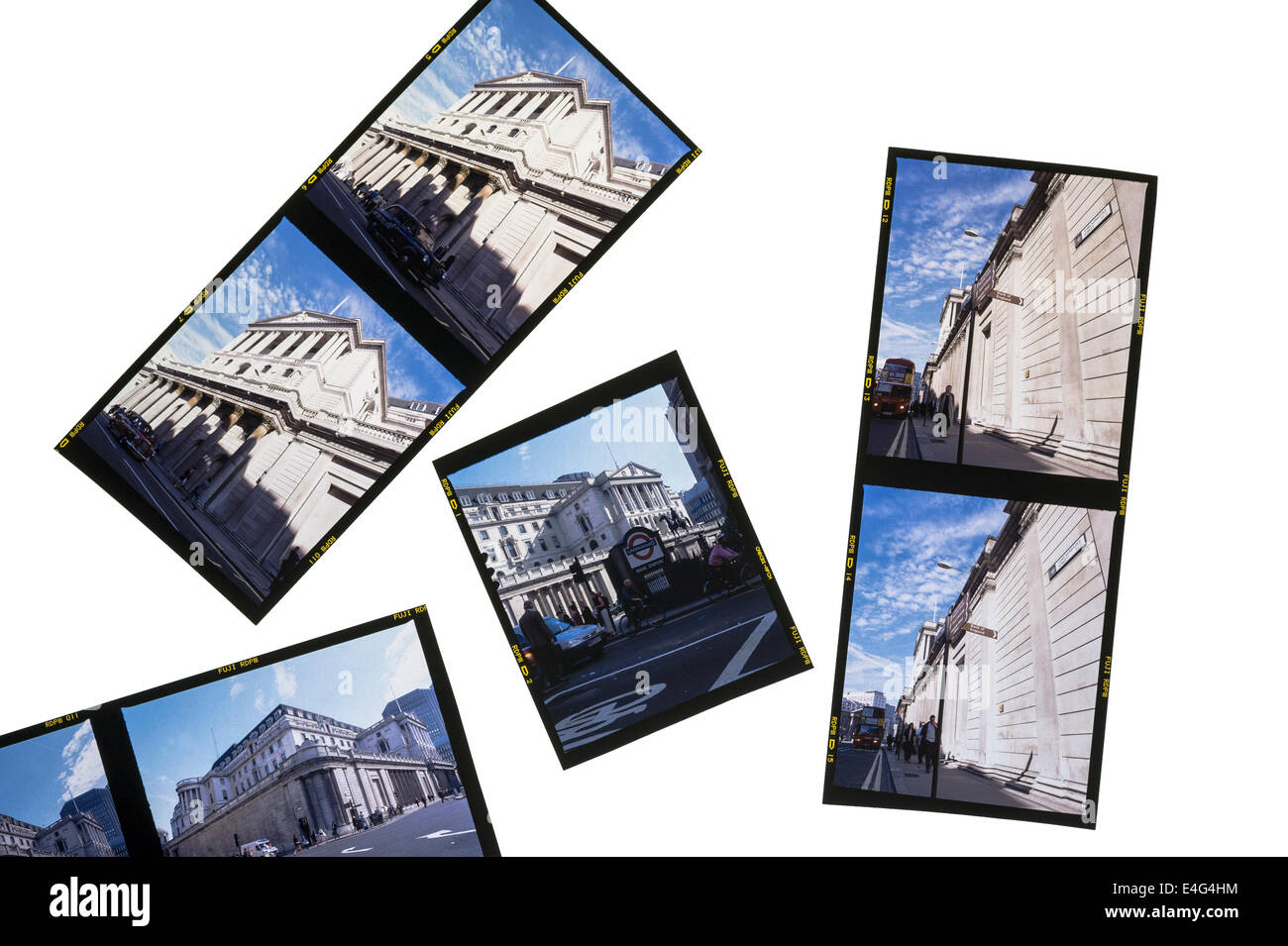 Colour transparencies on a lightbox.Colour reversal film Stock Photo ...