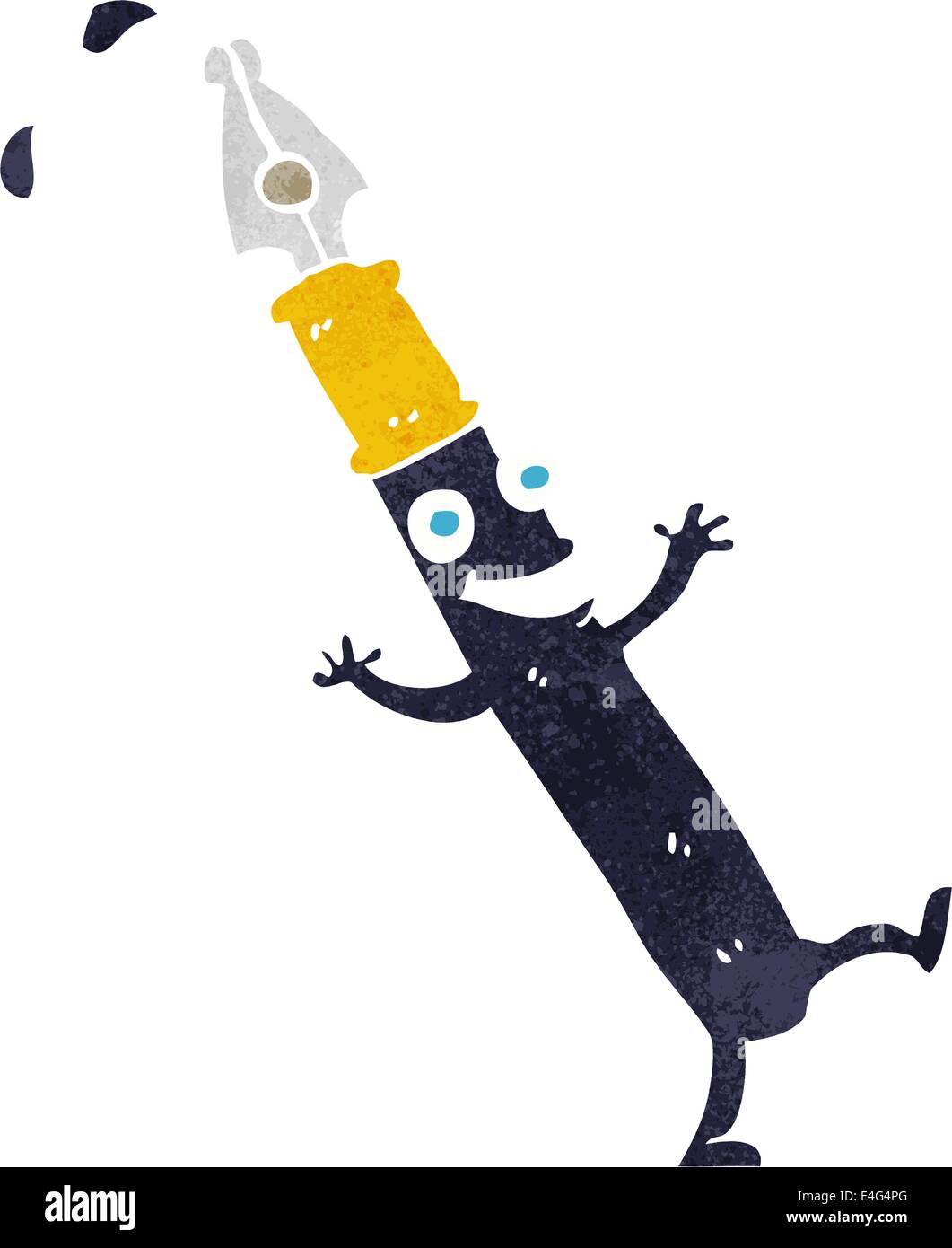 cartoon pen character Stock Vector Image & Art - Alamy