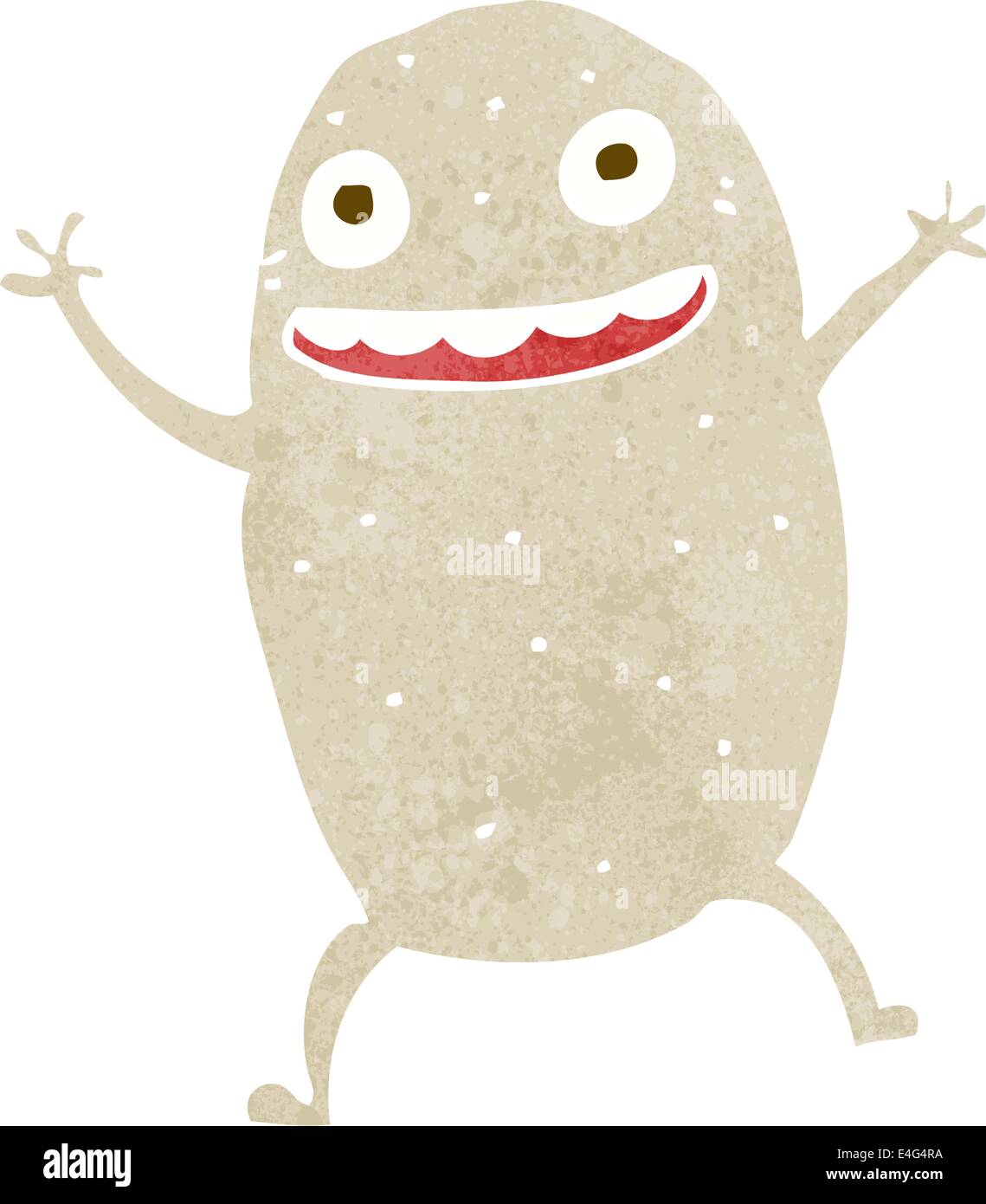 cartoon happy potato Stock Vector Image & Art - Alamy