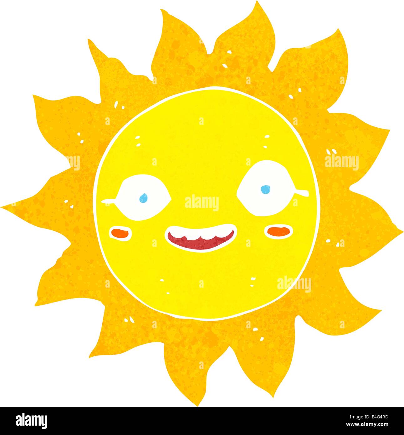 cartoon happy sun Stock Vector Image & Art - Alamy