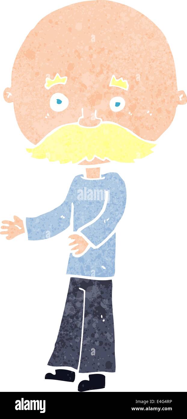cartoon man with mustache Stock Vector Image & Art - Alamy