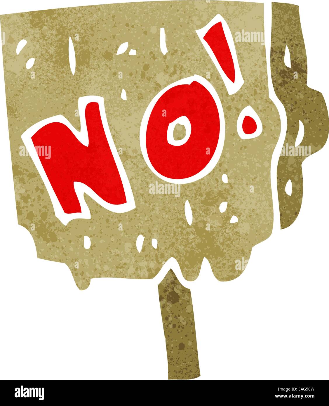 cartoon no sign Stock Vector Image & Art - Alamy