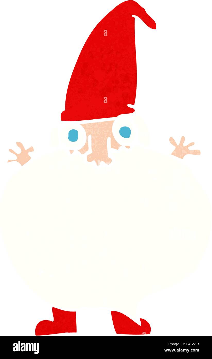 cartoon tiny santa Stock Vector Image & Art - Alamy