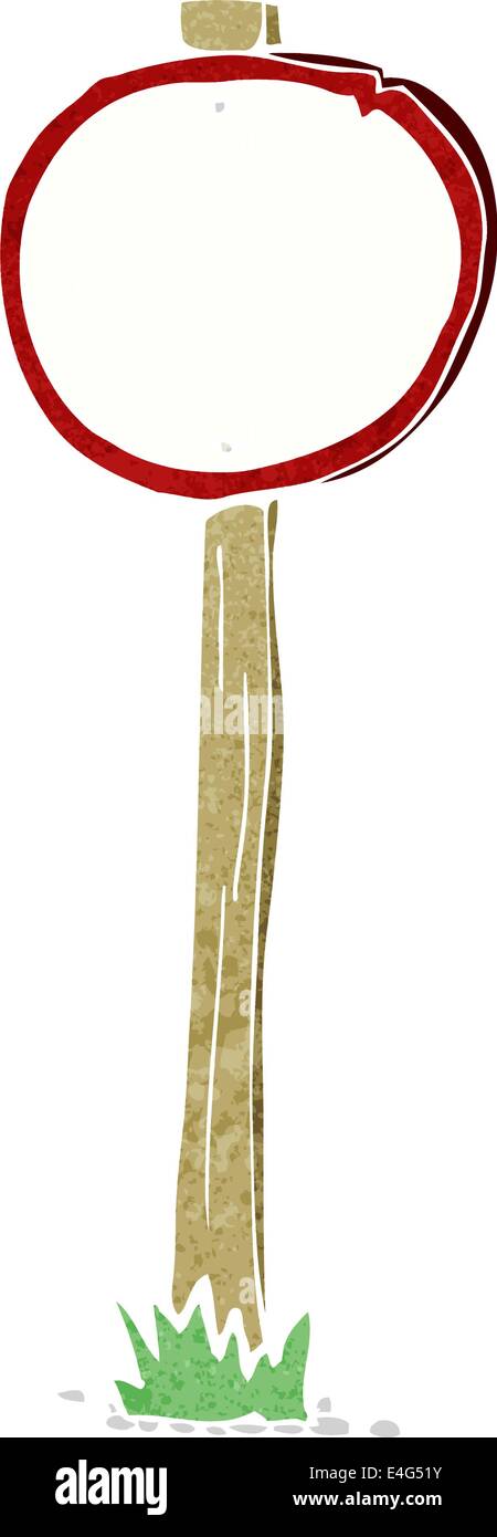 cartoon road sign Stock Vector Image & Art - Alamy