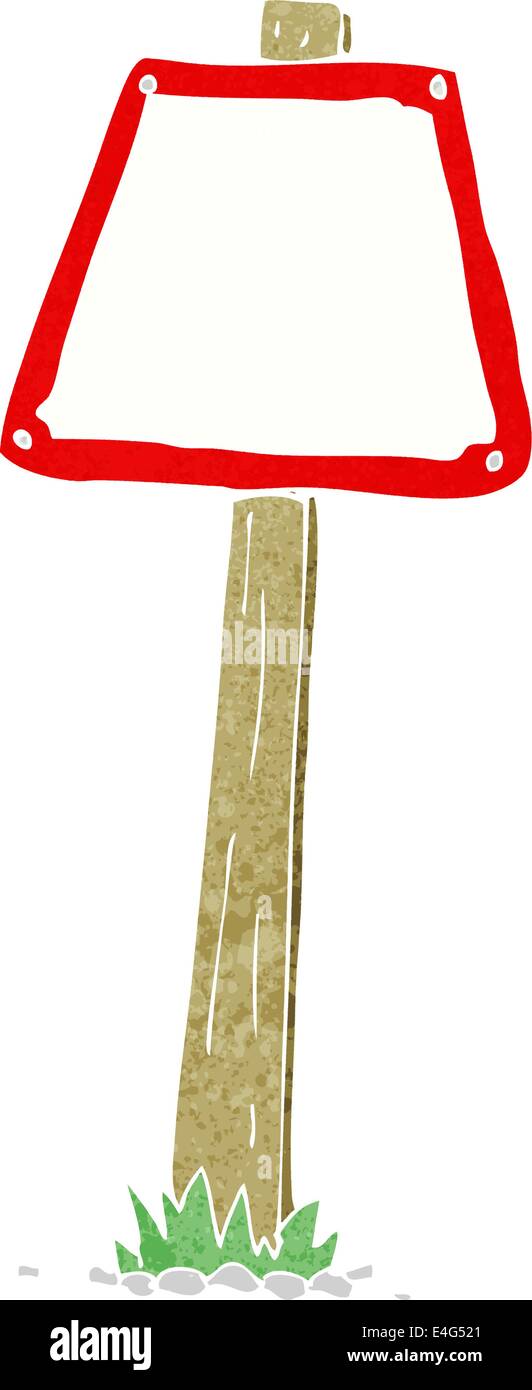 cartoon road sign Stock Vector Image & Art - Alamy