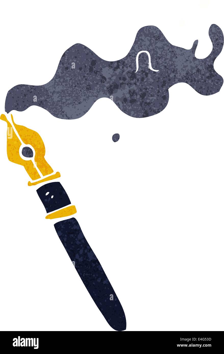 cartoon fountain pen Stock Vector Image & Art - Alamy