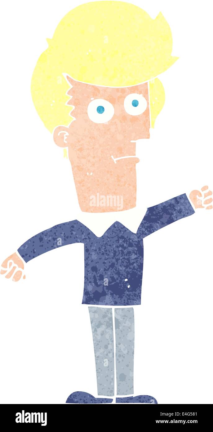 cartoon man punching Stock Vector Image & Art - Alamy