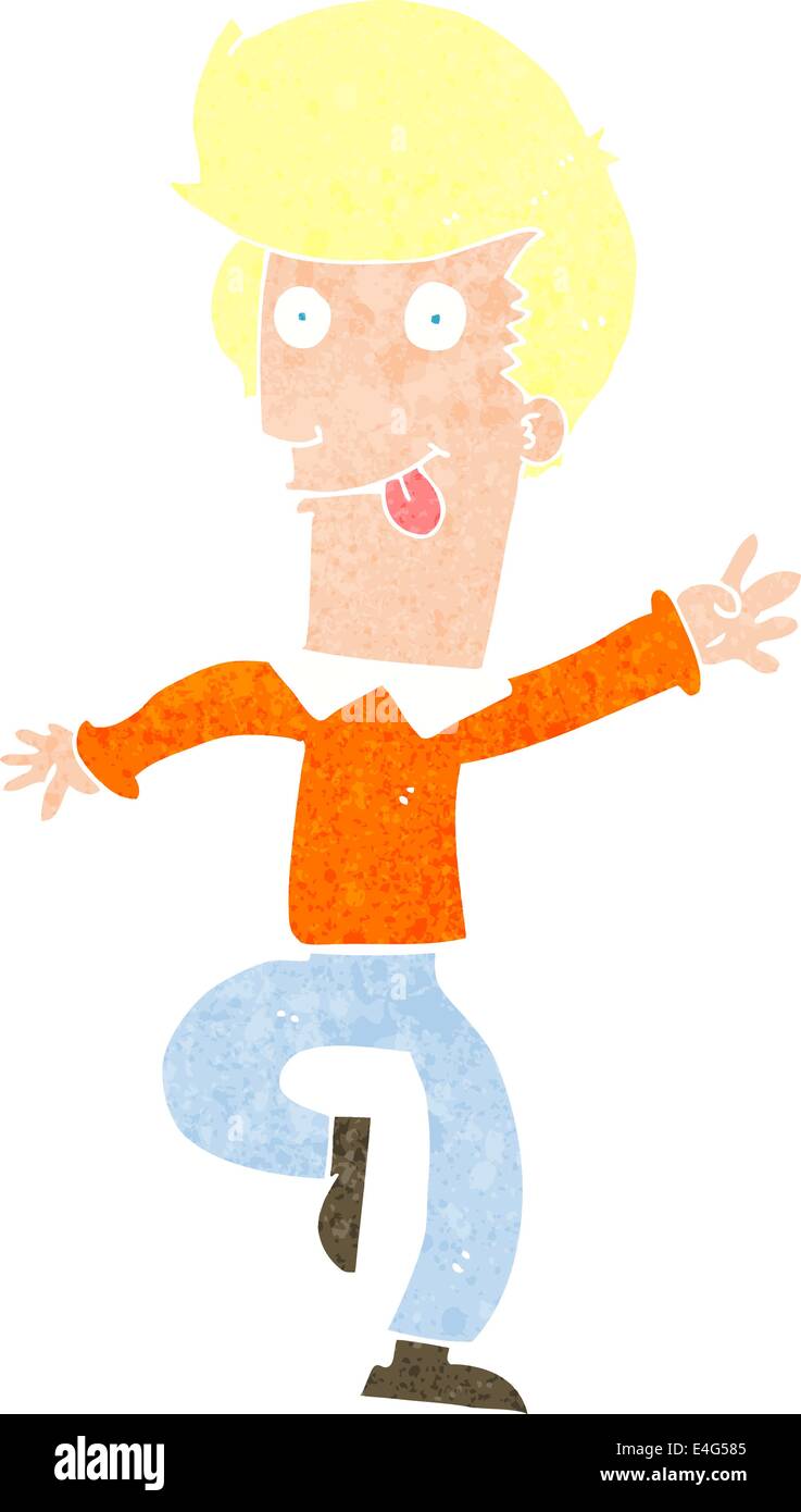 cartoon man dancing Stock Vector Image & Art - Alamy