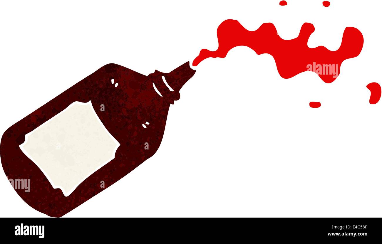 cartoon squirting blood bottle Stock Vector Image & Art - Alamy