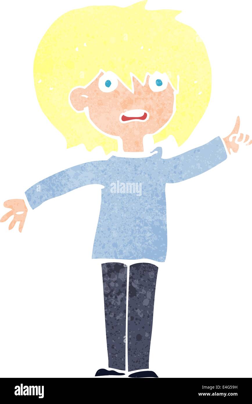 cartoon woman asking question Stock Vector Image & Art - Alamy