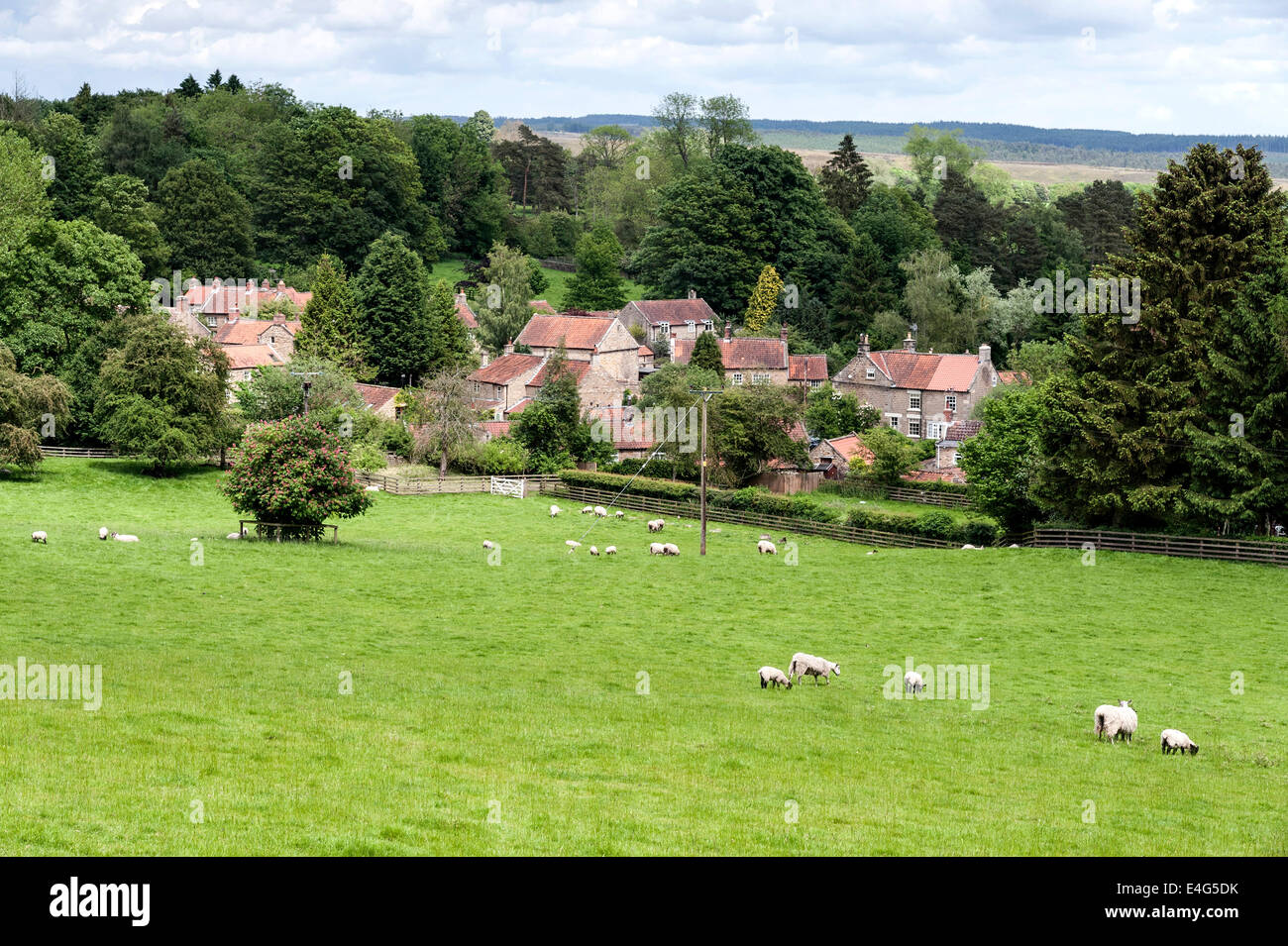 Lastingham village, North Yorkshire Stock Photo - Alamy