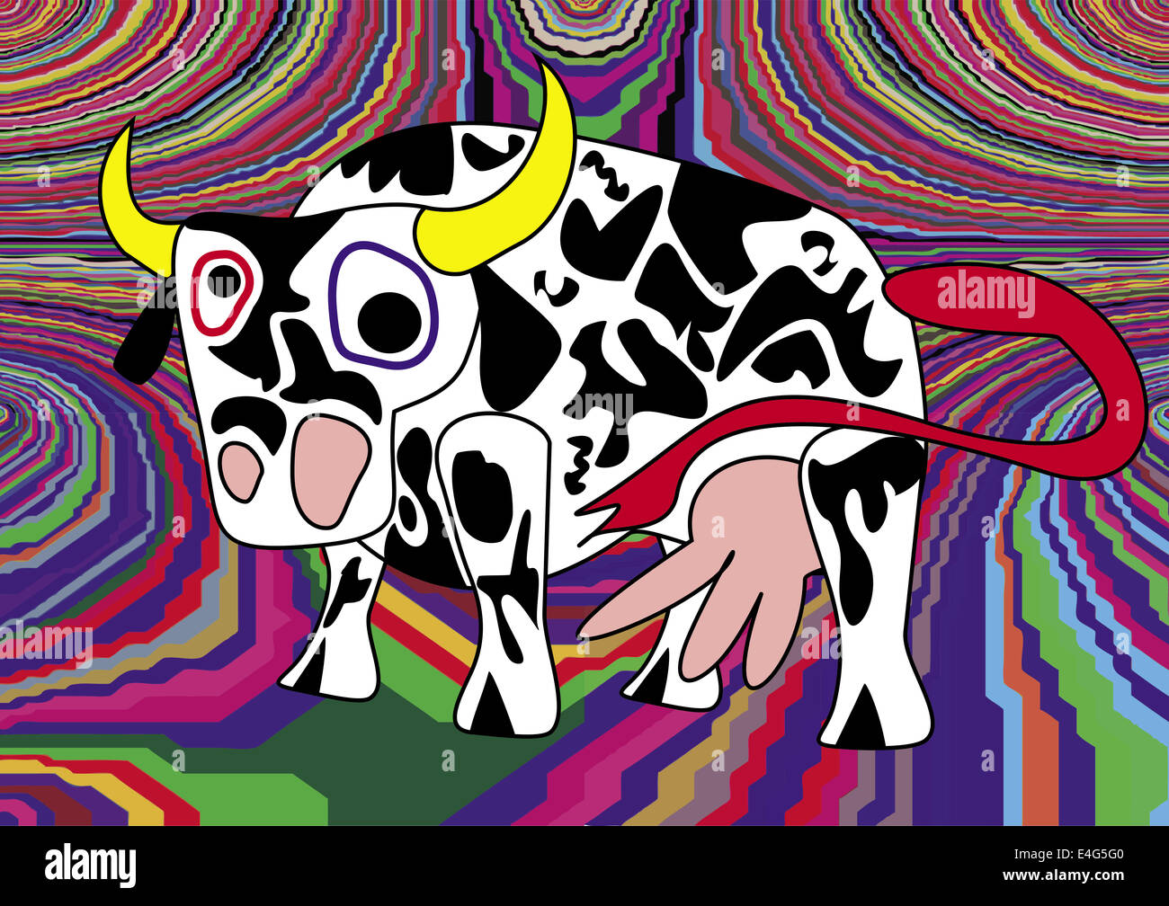 Crazy Cow High Resolution Stock Photography and Images - Alamy